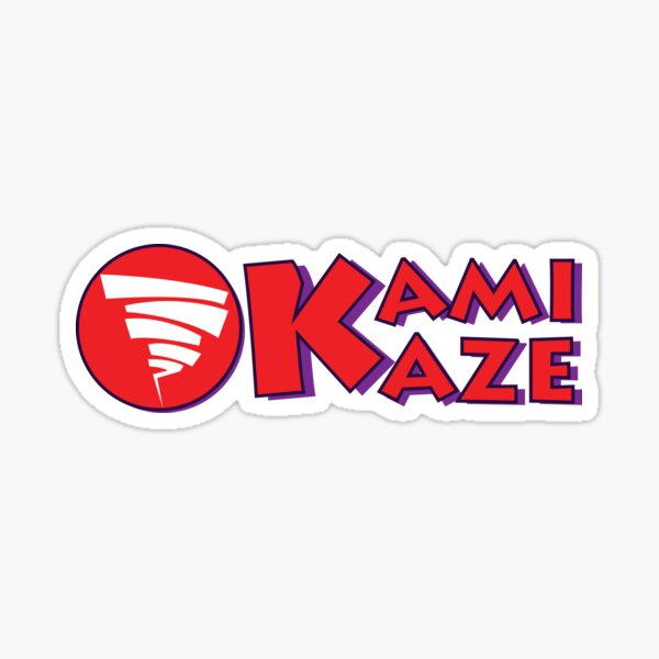 "kamikaze" Sticker for Sale by GabT-Shop | Redbubble