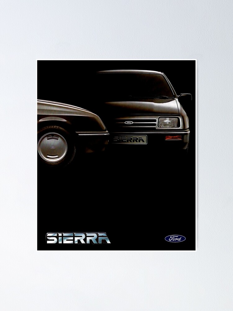 "FORD SIERRA - BROCHURE" Poster by ThrowbackM3 | Redbubble