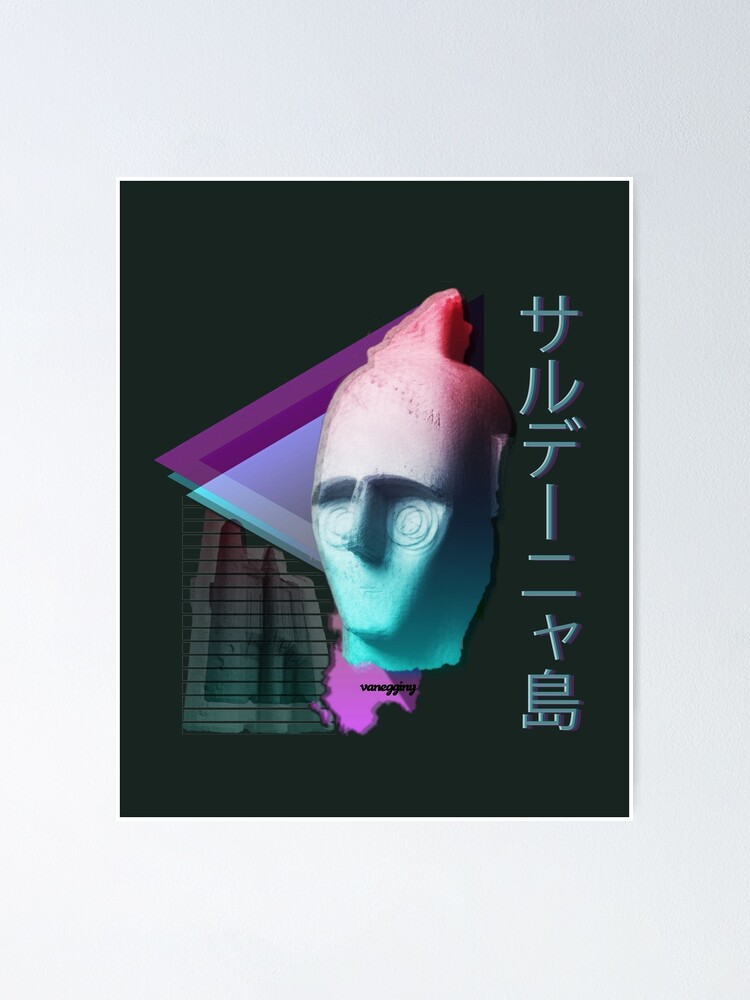 "Monte Prama Giant AESTHETIC" Poster for Sale by vanegginy | Redbubble