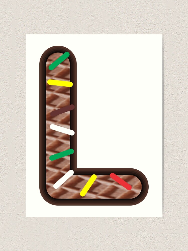 "cool and delicious letter L logo" Art Print by Typoshop13 | Redbubble