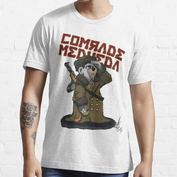 "Comrade Bear" T-shirt for Sale by MonkeyGhost | Redbubble | comrade t ...
