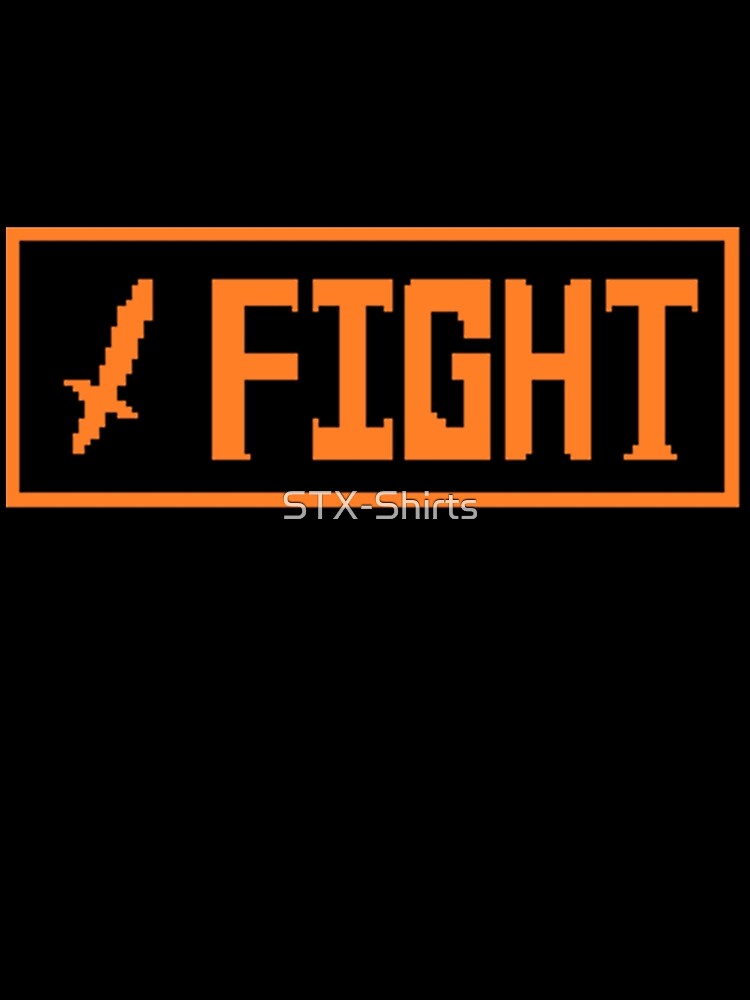 "Undertale FIGHT Design" Art Print for Sale by STX-Shirts | Redbubble