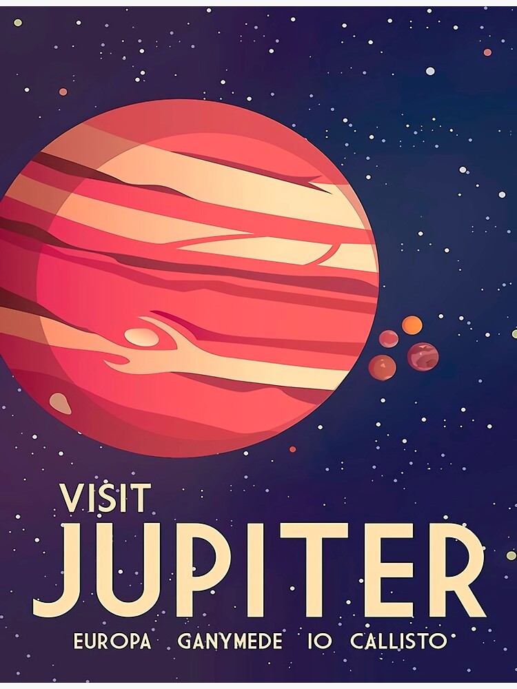 "Visit Jupiter" Poster by Jams-Gardner | Redbubble