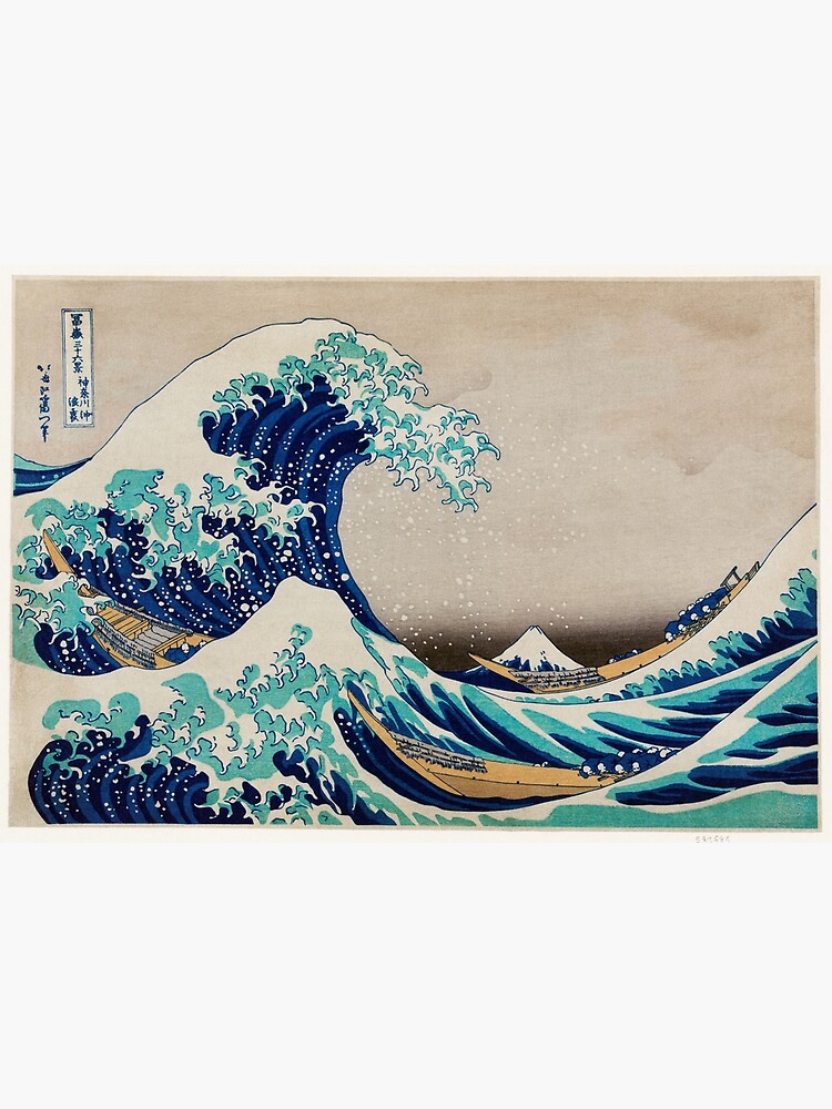 "Japanese Seigaiha Wave Painting" Poster for Sale by Agent5051 | Redbubble