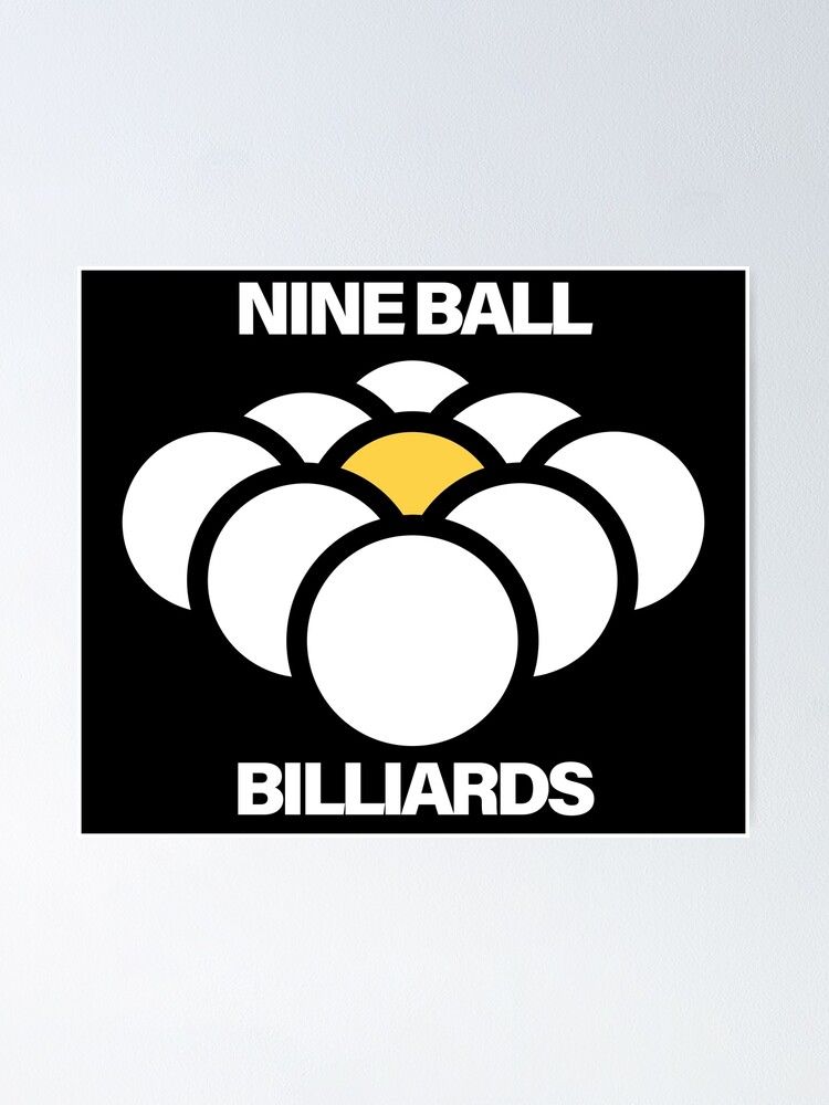 "NINE BALL BILLIARDS SPORT" Poster for Sale by diego75bcn | Redbubble
