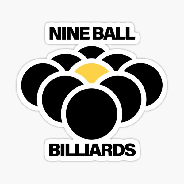 "NINE BALL BILLIARDS SPORT" Sticker for Sale by diego75bcn | Redbubble
