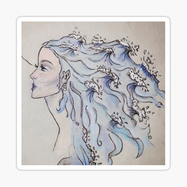"Ocean soul" Sticker for Sale by TheresederKase | Redbubble
