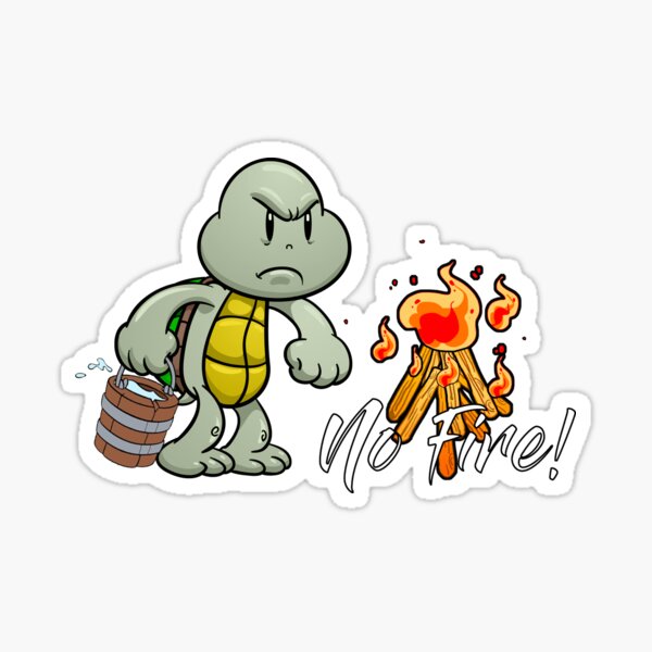 "Angry Tortoise" Sticker for Sale by Save0urWorld | Redbubble