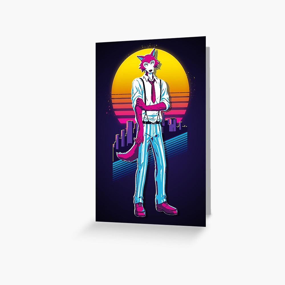 "Legoshi - Beastars *80s retro*" Greeting Card for Sale by MyRetroArt ...