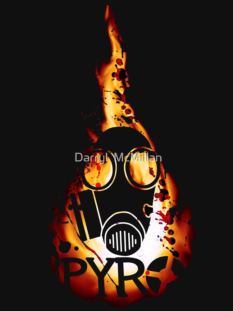 "Team Fortress 2 - Pyro" Essential T-Shirt for Sale by Sonicfan | Redbubble