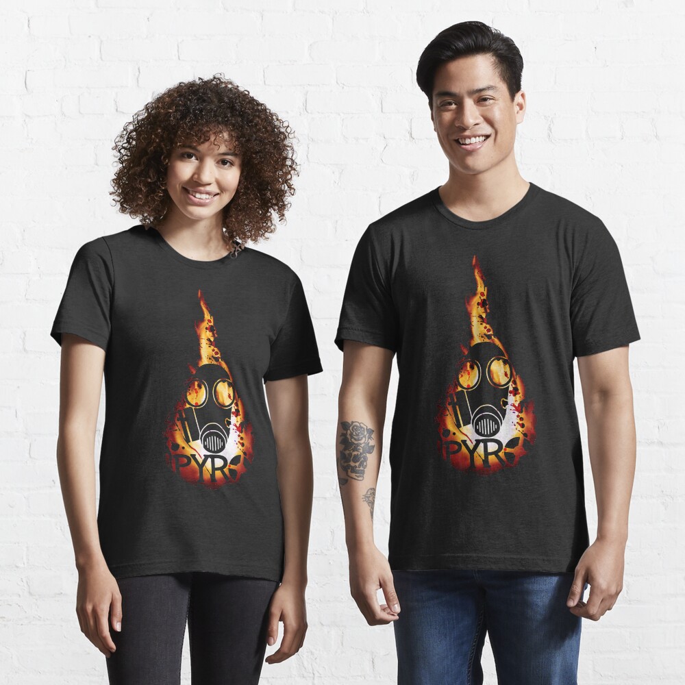"Team Fortress 2 - Pyro" T-shirt for Sale by Sonicfan | Redbubble | tf2 ...