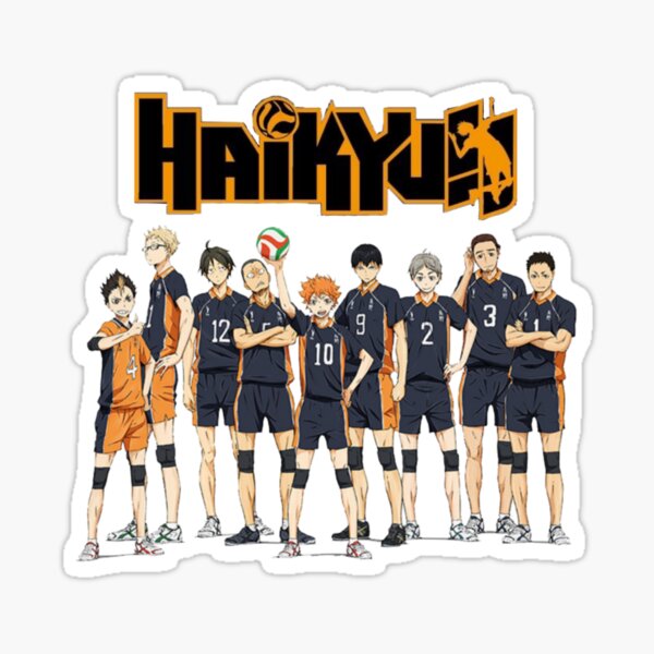 "HAIKYUU" Sticker for Sale by Itsdada | Redbubble