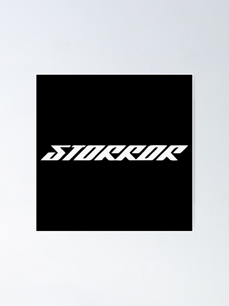 "Awesome Bold Storror Logo Essential Design" Poster by devikop | Redbubble