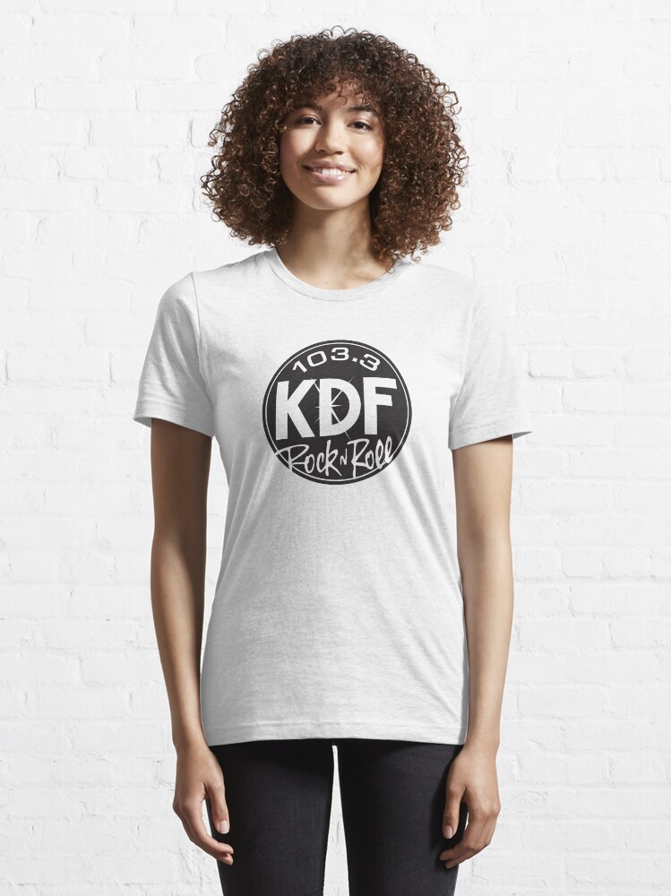 "103.3 KDF Nashville - Black - Choose Your Background Color" T-shirt ...