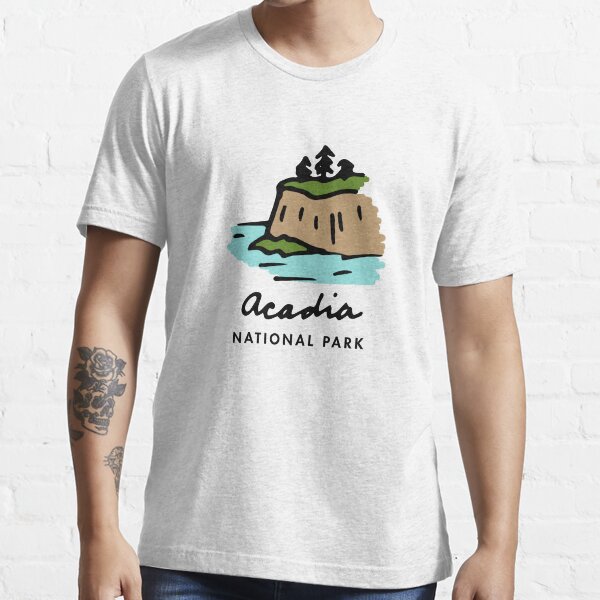 "Acadia National Park" Essential T-Shirt for Sale by ExploreTheBasic ...