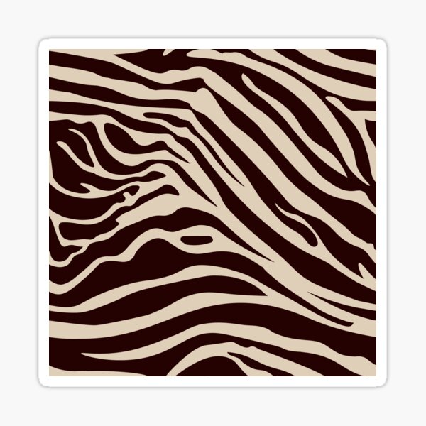 "Zebra Print" Sticker for Sale by SucciMucci | Redbubble