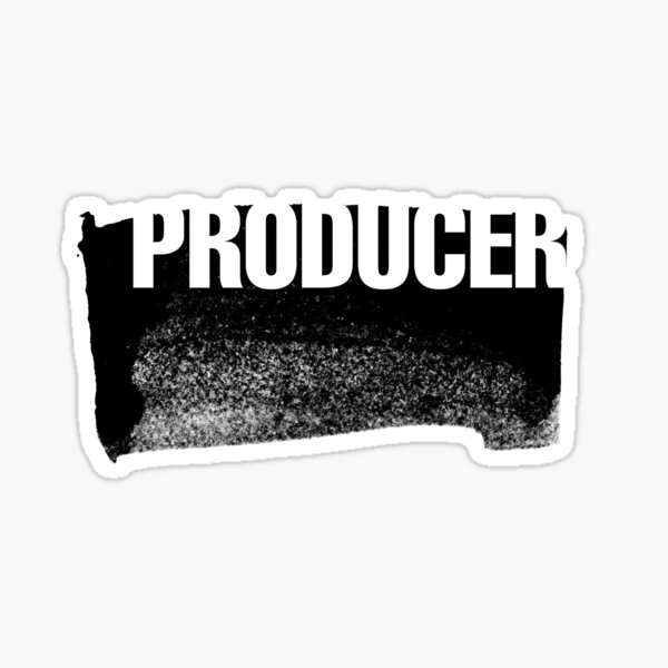 "Film Crew II. Producer." Sticker for Sale by burbuja | Redbubble