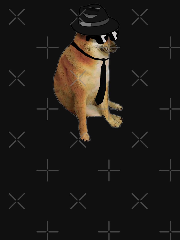 "cheems mafia doge meme thots hunter" Active T-Shirt by Sikee | Redbubble
