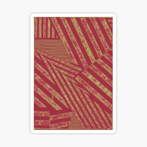 "Line graphic trend vector drawing seamless" Sticker for Sale by ...