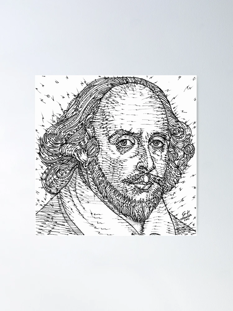 William Shakespeare Pencil Sketch