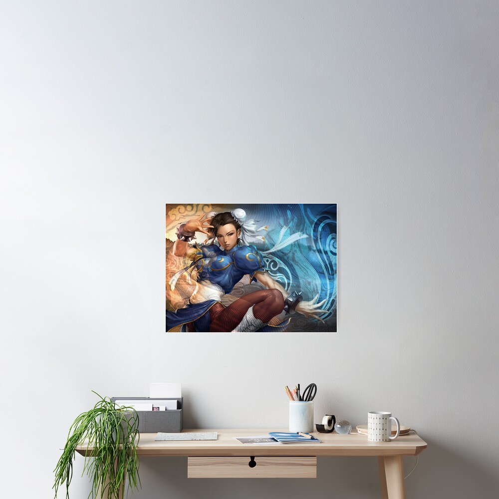 "Cool Chun Li" Poster by VioletLoveS | Redbubble
