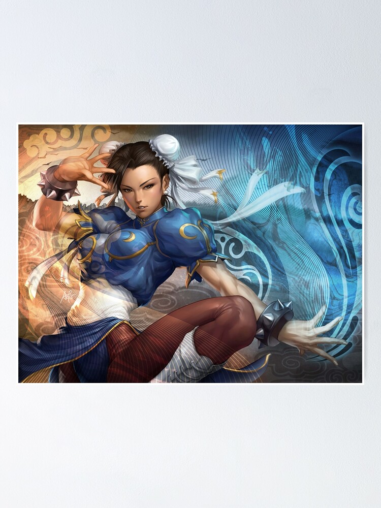 "Cool Chun Li" Poster by VioletLoveS | Redbubble
