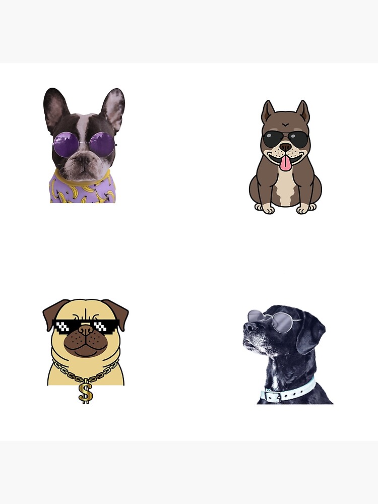 "Doge Sunglasses pack" Poster for Sale by WhatIsToday | Redbubble