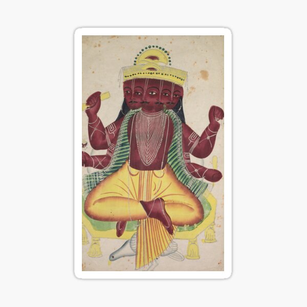 "Ravana" Sticker by HinduArtGallery | Redbubble