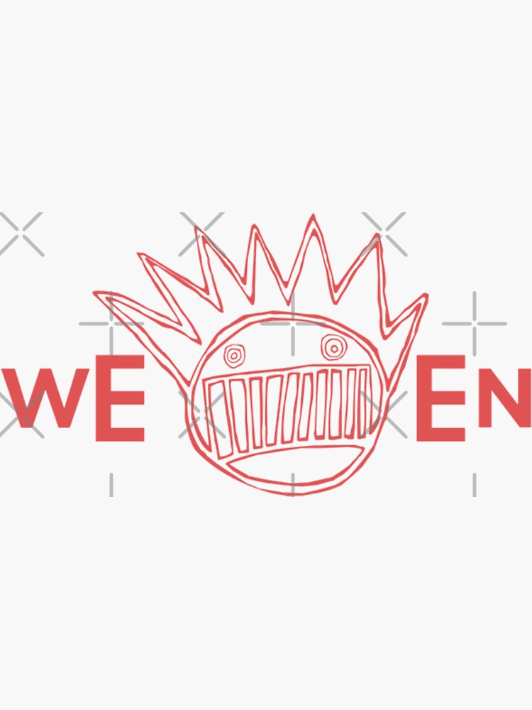 "Ween-Logo " Sticker for Sale by ELHARCHI | Redbubble