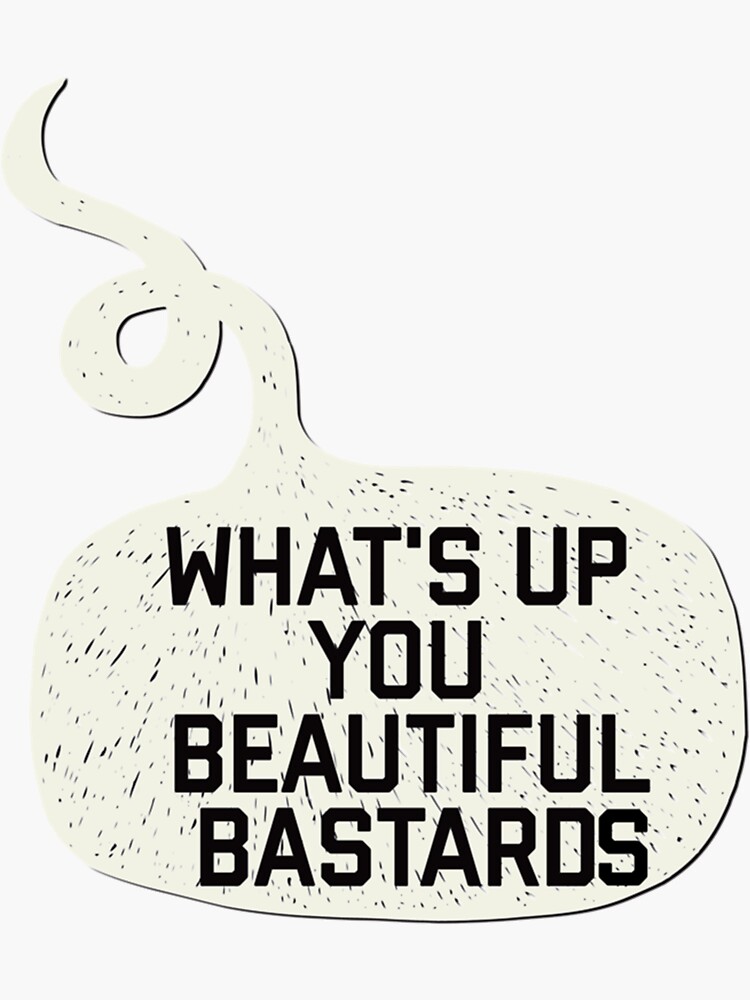 "Philip Defranco- Beautiful Bastards Classic" Sticker for Sale by ...