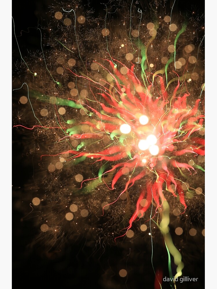 "fireworks 10/9/16" Poster for Sale by gilliver | Redbubble