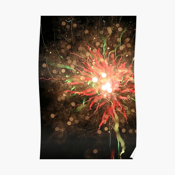 "fireworks 10/9/16" Poster for Sale by gilliver | Redbubble