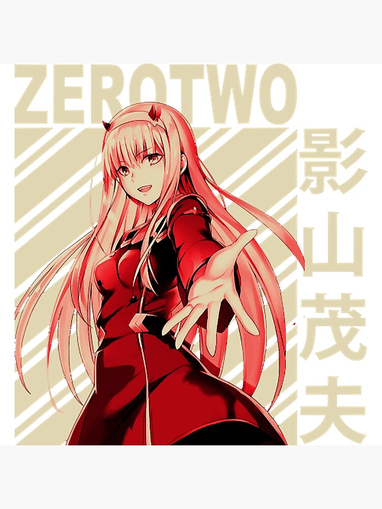 "Zero Two " Poster by EddieFarlow | Redbubble