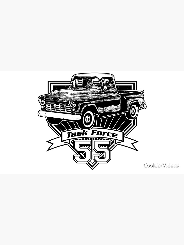 "55 Chevy Truck Task Force " Cap for Sale by CoolCarVideos | Redbubble