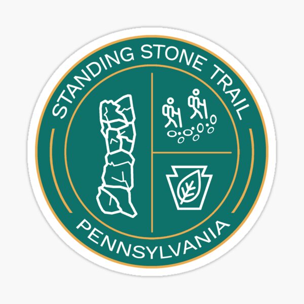"Standing Stone Trail Heraldic Logo" Sticker for Sale by VanyaKar ...