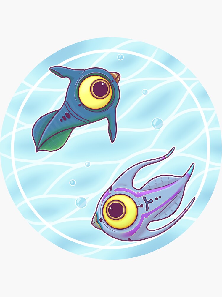 "Subnautica Peepers" Sticker for Sale by Tenti-Q | Redbubble