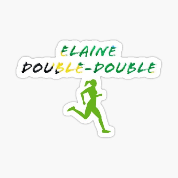 "Elaine Double-Double" Sticker for Sale by FranowaynebyWAF | Redbubble