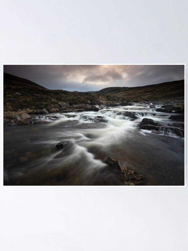 "breaking clouds, glen callater" Poster by codaimages | Redbubble