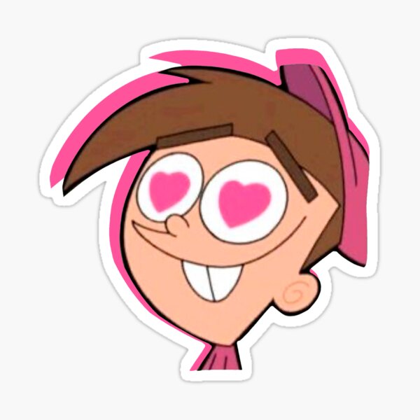 "Timmy - Fairly Odd Parents" Sticker for Sale by redblueyellowd | Redbubble