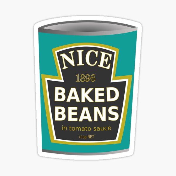 "Baked Beans" Sticker for Sale by usmlelatvia | Redbubble