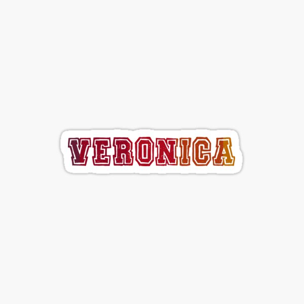 "VERONICA" Sticker for Sale by ruviogevio | Redbubble