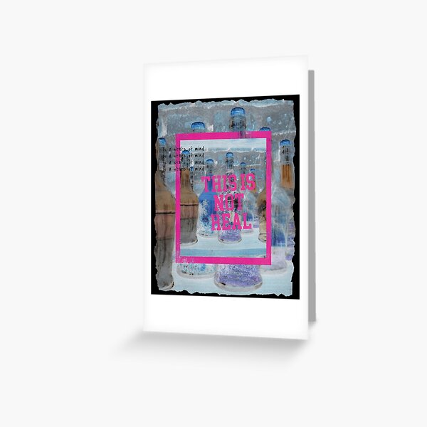 "Weirdcore Aesthetic - This Is Not Real" Greeting Card by RKasper ...