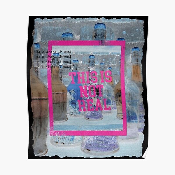 "Weirdcore Aesthetic - This Is Not Real" Poster for Sale by RKasper ...