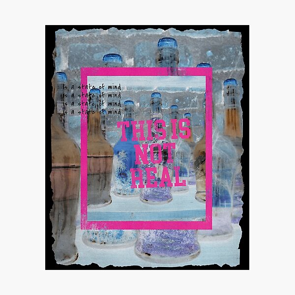 "Weirdcore Aesthetic - This Is Not Real" Photographic Print by RKasper ...