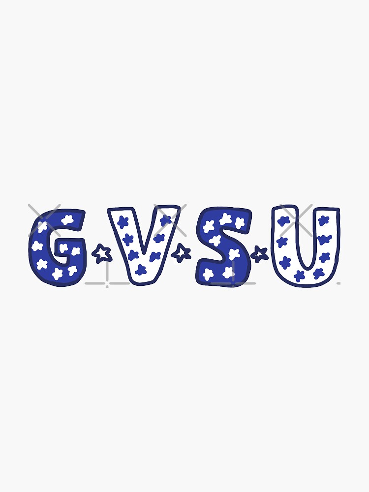 "Grand Valley State University" Sticker for Sale by DaniCubitt | Redbubble