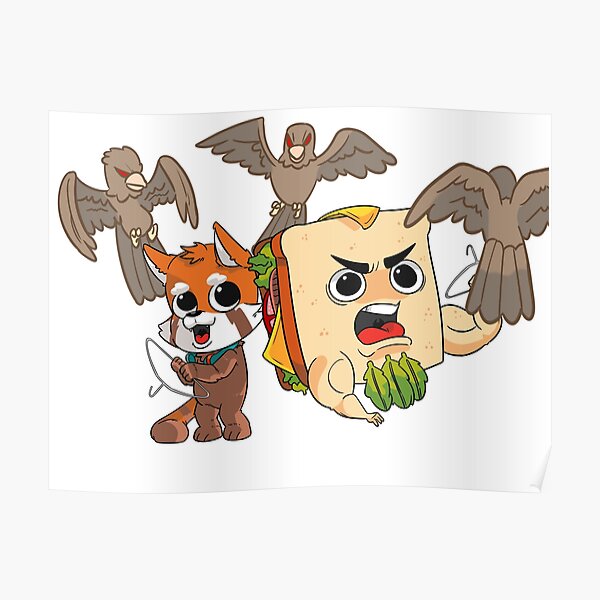 "Birdemic Duo!" Poster for Sale by Satsunami42 | Redbubble