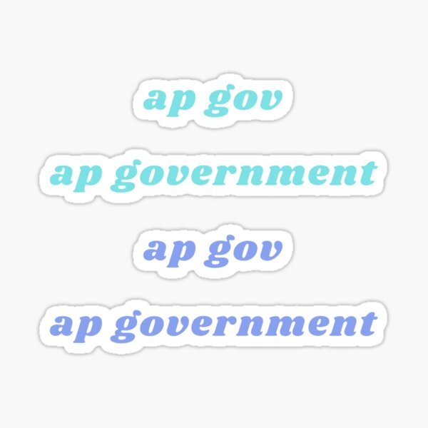 "ap government subject sticker pack" Sticker for Sale by rl2020 | Redbubble