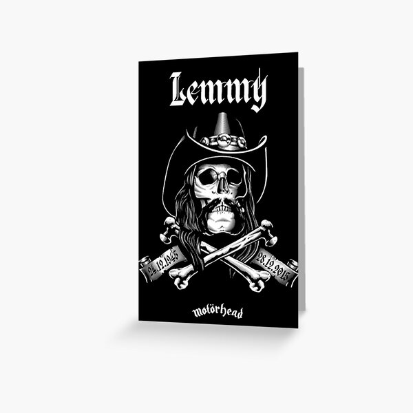 "vocal lemmy - logo" Greeting Card by ecowel7 | Redbubble