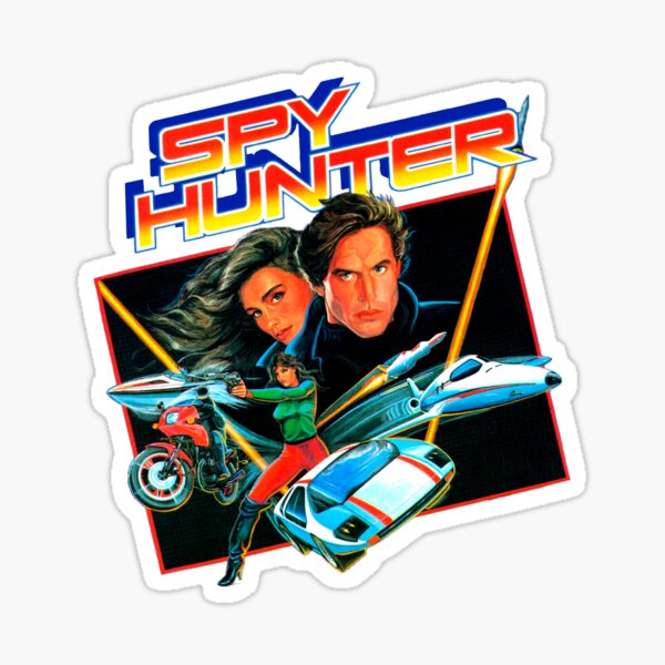 "Mod.1 Arcade Spy Hunter Video Game" Sticker for Sale by paramarket ...