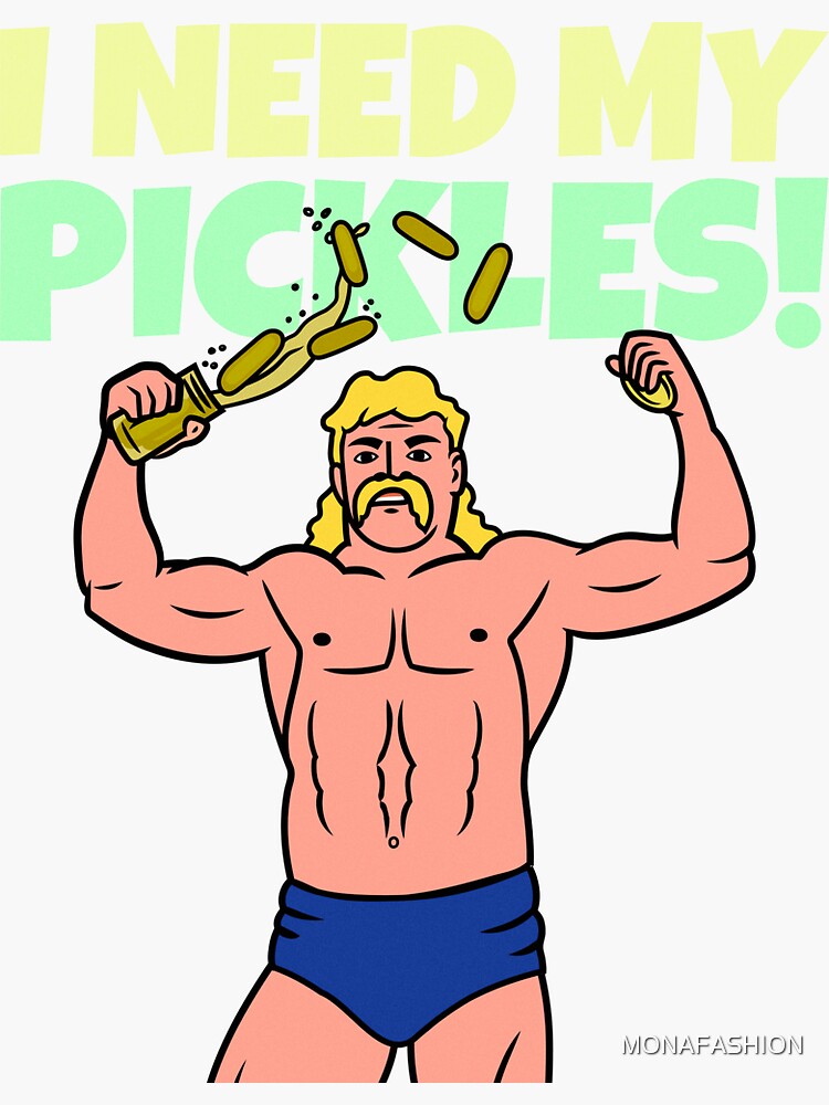 "I need my Pickles" Sticker by MONAFASHION | Redbubble
